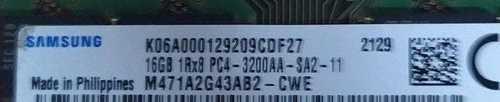 Память Samsung 16GB DDR5 PC4800 новая