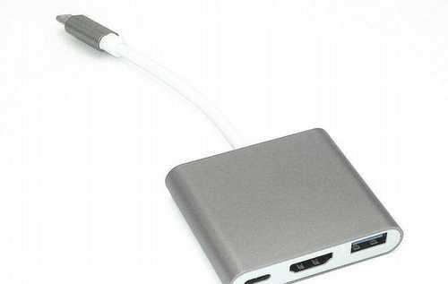 Адаптер Type-C на USB, hdmi 4K Type-С для MacBook