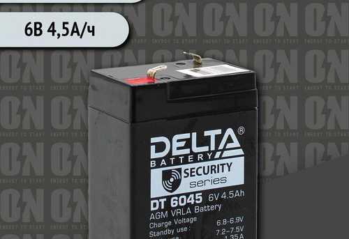АКБ Delta DT 6045 6В 4,5 А/ч