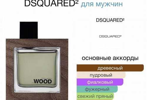 Распив He Wood Rocky Mountain Wood Dsquared², 1 мл