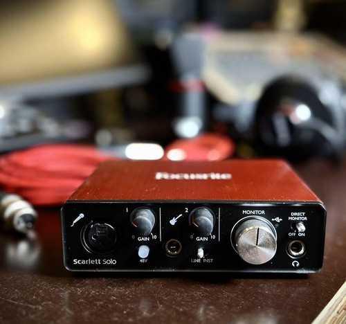 Комплект Focusrite Scarlett Solo Studio 2nd Gen