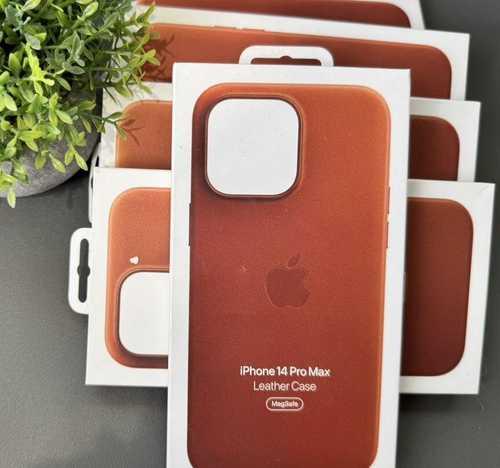 Оригинал Apple iPhone 14 Pro Max Leather Case