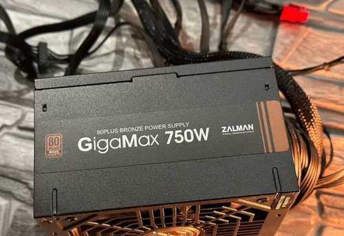 Блок питания для пк Zalman GigaMax 750w