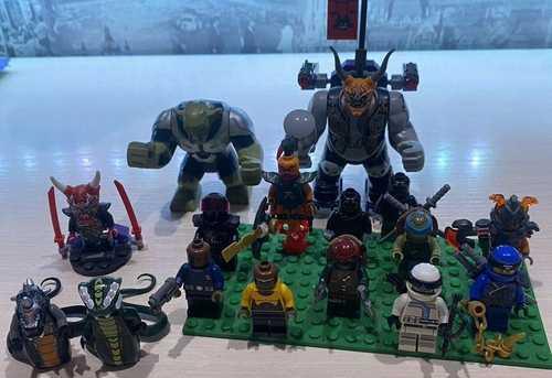 Минифигурки lego ninjago marvel ninja turtles