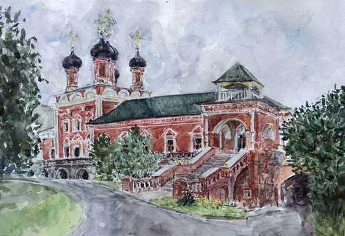 Картина "Высоко-Петровский монастырь"