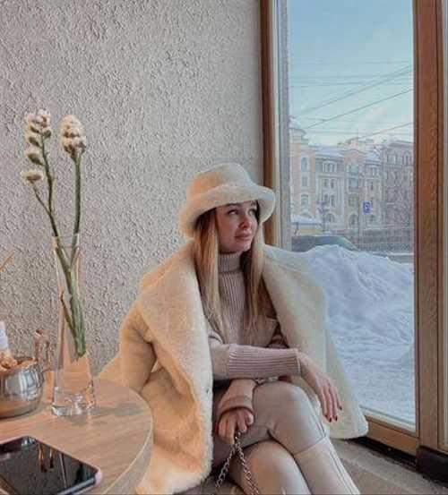 Шубка из овечьей шерсти