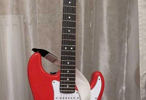 Электрогитара Fender Squier MM Stratocaster HT red