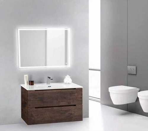 Тумба с раковиной BelBagno Etna 39 80 rovere moro