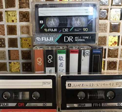 Аудиокассеты Pionneer, National, Fuji, Toyota