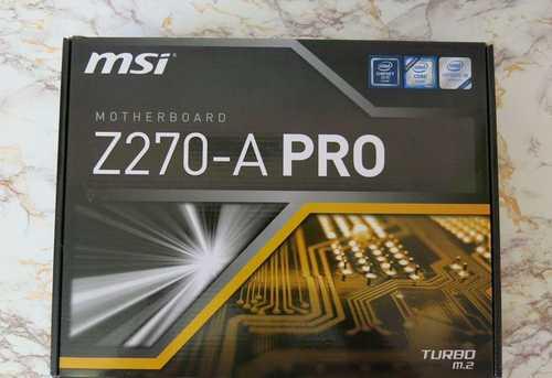 MSI Z270-A Pro (lga1151)