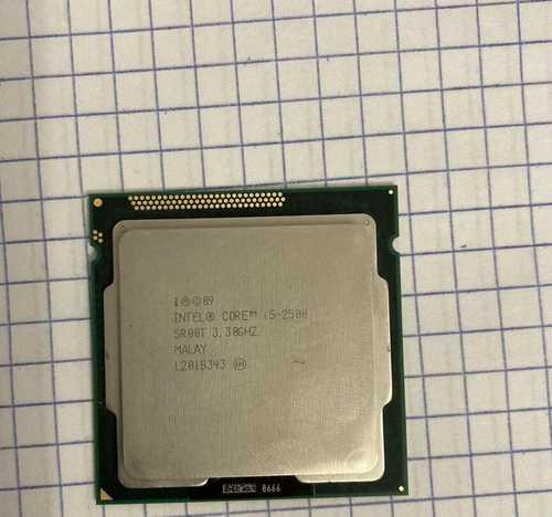 Процессор intel core i5 2500