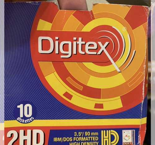 Дискеты 3.5 Digitex 2HD 8 штук