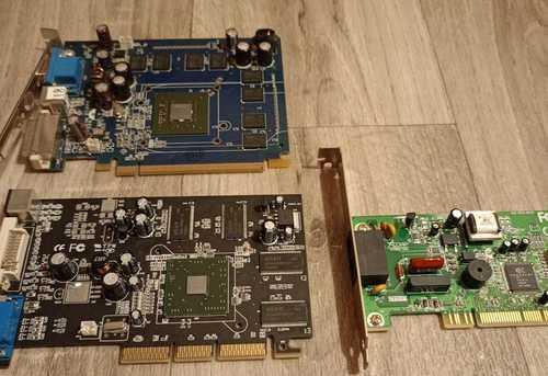 Видеокарта AGP ATI radeon 9600 PRO 256MB