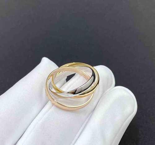 Золотое кольцо Cartier Trinity