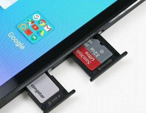 Лоток симкарты Samsung Tab S2 8.0 черный