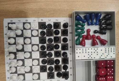 Шашки шахматы домино кубики