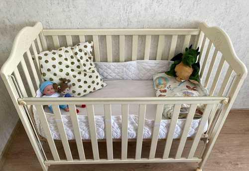 Кроватка для новорожденных Micuna Италия 120х60