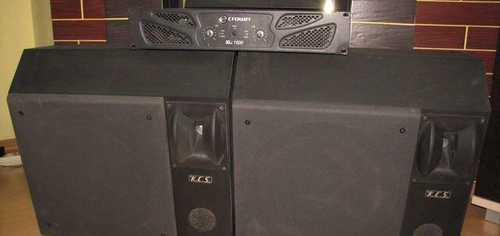 Колонки KCS 1200W Pro 2шт Испания Усилитель звука