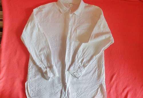 Рубашка блузка белая женская