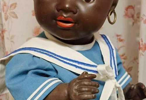 Антикварная кукла ArmandMarseille. негритенок