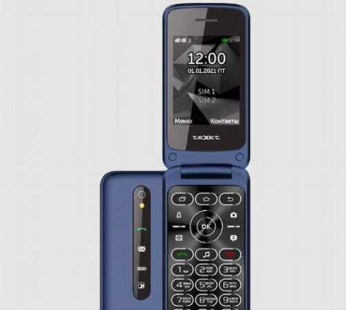 Мобильный телефон teXet тм-408 цвет синий