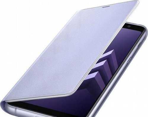 Оригинал Чехол Neon Flip для Samsung A8+ (Violet)
