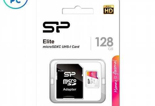 Флеш карта microSD 128GB Silicon Power Elite (SD а