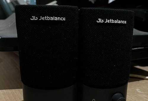 Колонки Jetbalance JB-110 2.0 черные (6W)