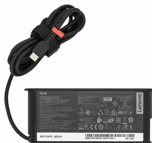 Блок питания Lenovo 20V 4.75A USB Type-C (95W)