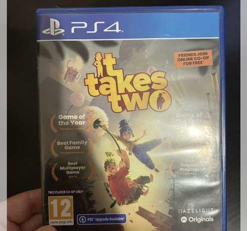 Диски на ps4 it takes two