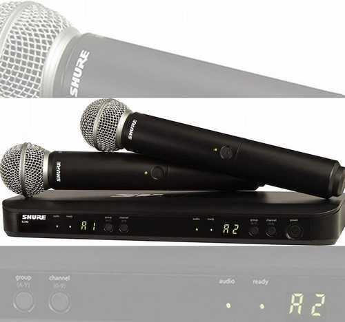 Shure BLX288E/SM58 Радиосистема с двумя ручными ми