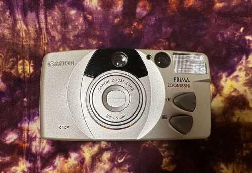 Плёночный фотоаппарат canon prima zoom 85 n