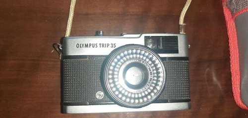 Плёночный фотоаппарат olympus trip 35