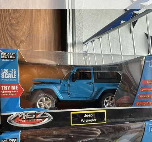 Модель автомобиля Jeep Wrangler 1:32