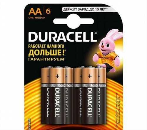 Батарейки Duracell LR6-6BL Basic AA 6шт #200743