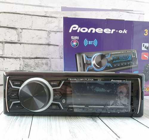 Магнитола Pioneer ok 317 50w, Bluetooth, AUX, USB