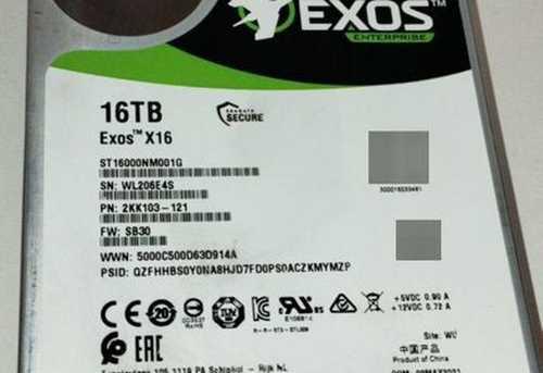 Жесткий диск Seagate Exos X16 16TB
