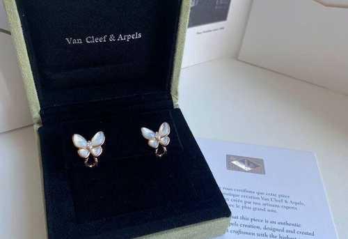 Серьги Two Butterfly Van Cleef