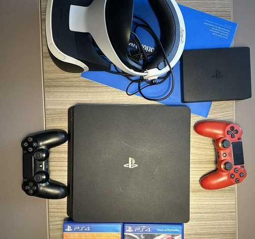 Sony PS4 slim 500gb + Ps vr rev.2