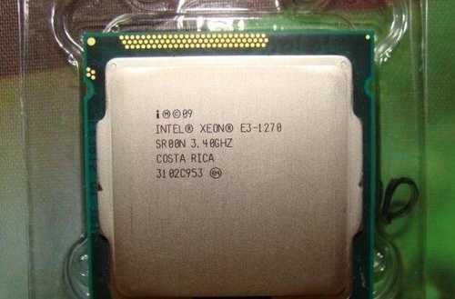 Процессор s1155 xeon e3-1270 аналог Core i7-2600
