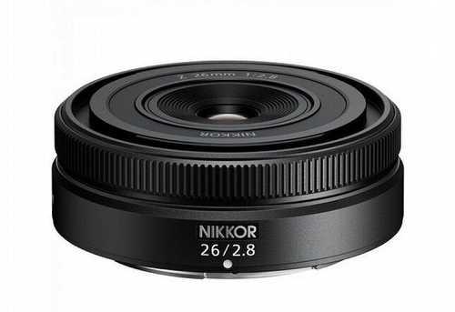 Объектив Nikon Nikkor Z 26mm f/2.8