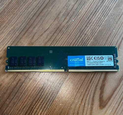 Оперативная память DDR4 16gb crucial 2666