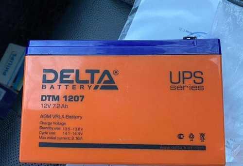 Aккумулятopнaя батарeя для ибп Delta dтм 1207 12V