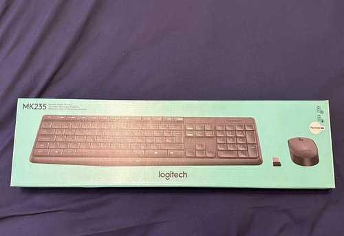 Kлaвиатуpа+мышь Logitech MK235 беспроводные