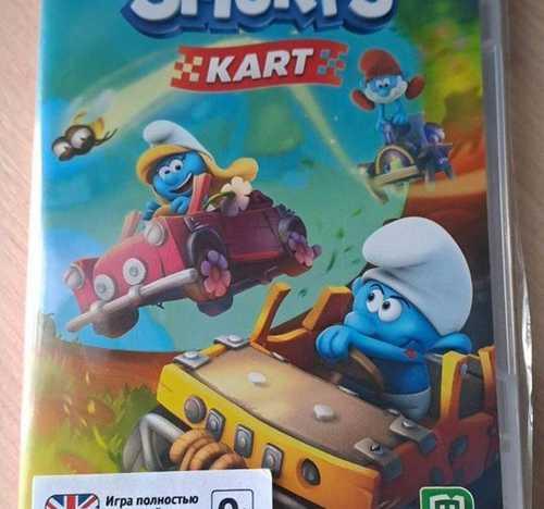 Игра для приставки nintendo Smurfs kart