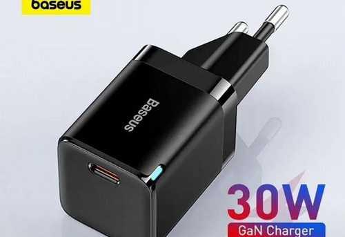Адаптер питания Baseus 30w GaN USB-C