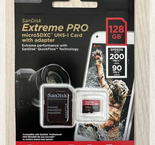 Microsd 128gb Sandisk Extreme Pro