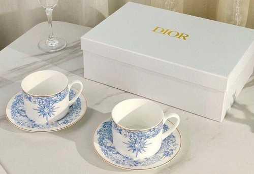 Чайный фарфоровый сервиз Dior lux