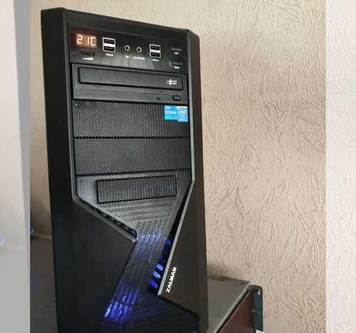 Пк Zalman, GTX 1650, 4 ядра, SSD 1TB+HDD