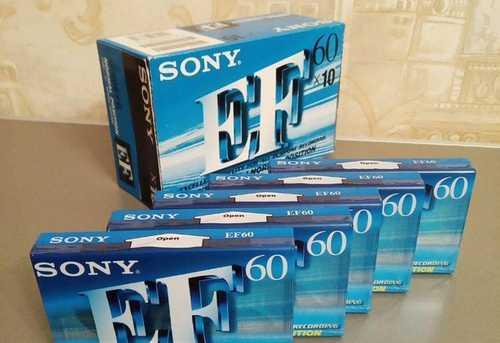Аудио кассеты новые Sony EF 60
